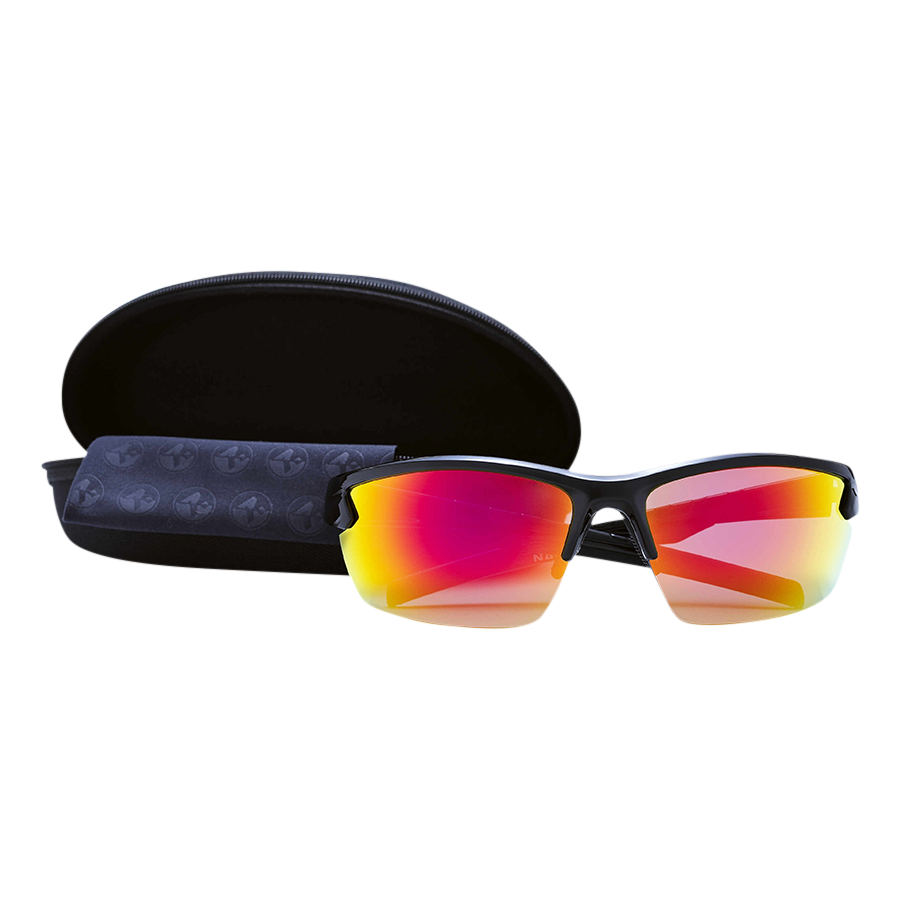 The RUSH Halfframe: Sports Sunglasses mirrored for men and women